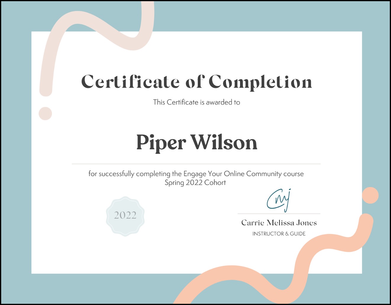 Piper T Wilson – Online Community Management